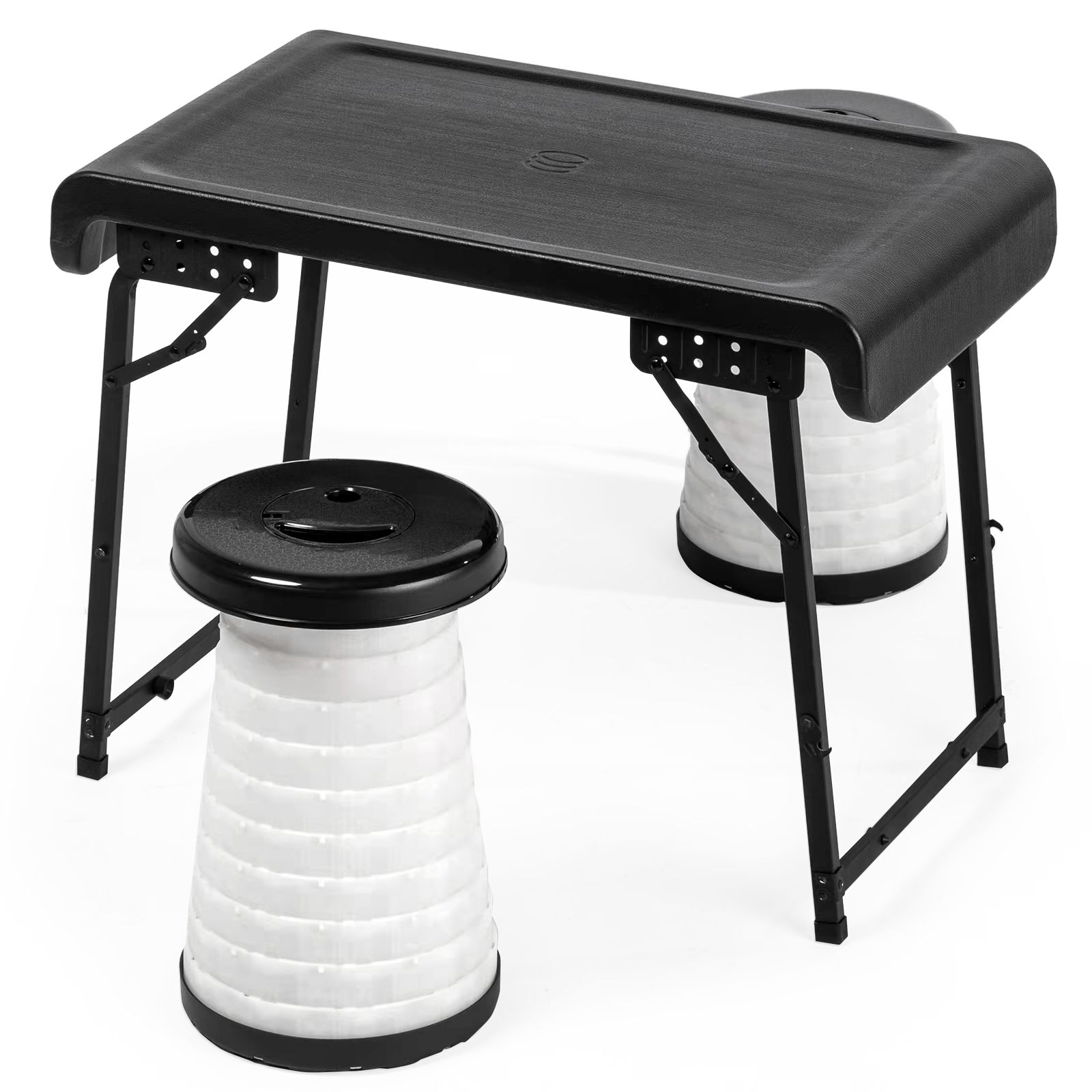 Mt Aspire Telescopic Folding Stool with LED Lamp, Waterproof Foldable
